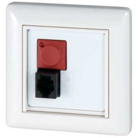 Ruftaster mit Nebensteckkontakt, UP, RTN-LÜ, Artikel-Nr 1089 ...